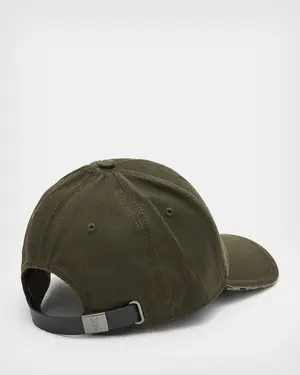 Allsaints Felix Baseball Cap In Khaki Brown - 40% Off | Editorialist